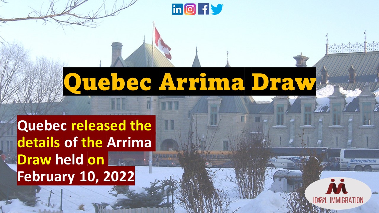 Quebec Arrima Draw – Idol Immigration